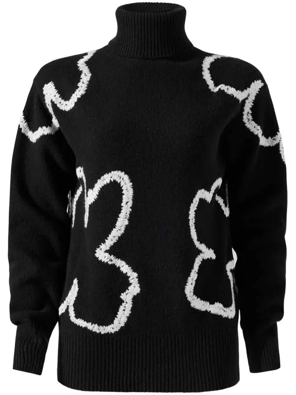 Carolina Herrera Floral-embroidered Jumper