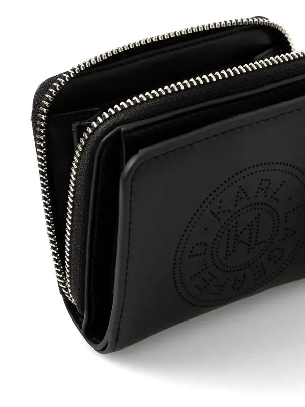 Karl Lagerfeld K/circle Leather Bi-fold Wallet