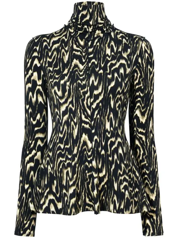 Proenza Schouler White Label Audrey Top - Black