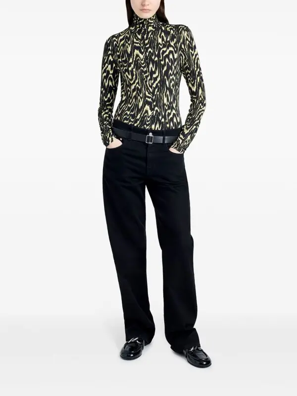 Proenza Schouler White Label Audrey Top - Black