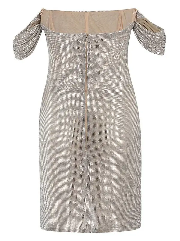 Giuseppe Di Morabito Crystal-Embellished Mini Dress In Neutrals - 52% Off |  Editorialist