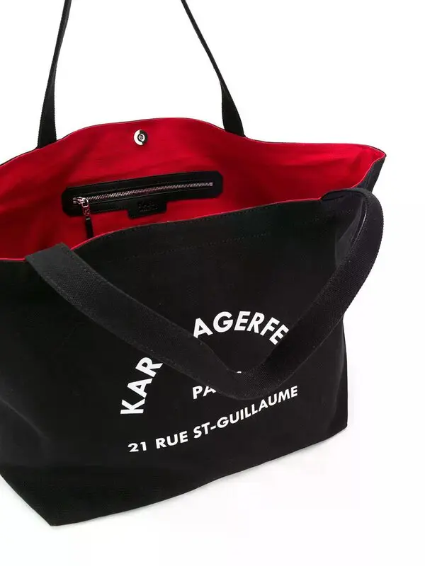 Karl Lagerfeld Rue St-guillaume Tote Bag - Black