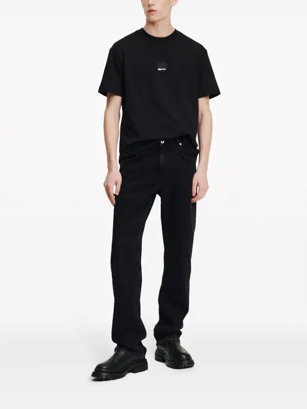 Karl Lagerfeld Straight-leg Jeans - Black