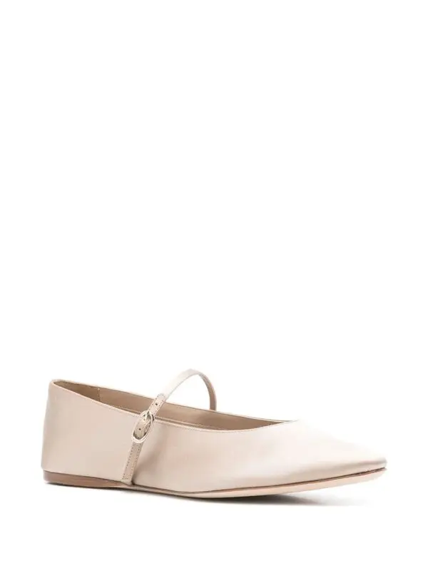 Saint Laurent Gio Ballet Flats - Neutrals
