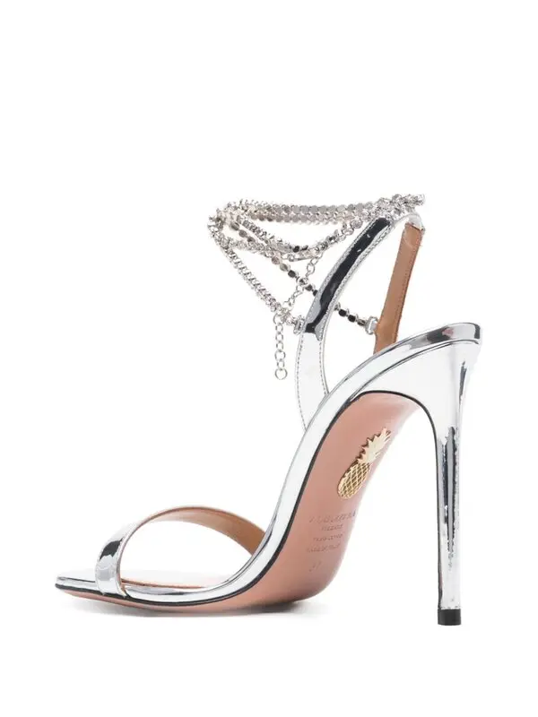 AQUAZZURA 115mm Crystal-embellished Sandals