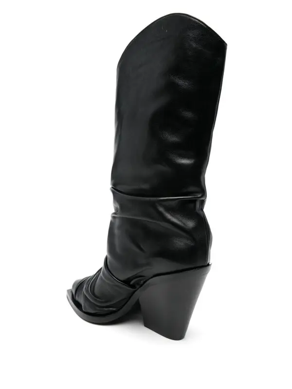 LE SILLA 105mm Ruched-detailed Boots