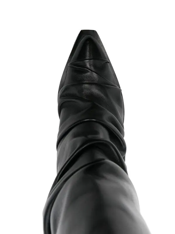 LE SILLA 105mm Ruched-detailed Boots