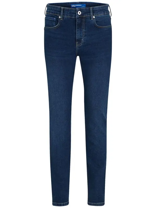 Karl Lagerfeld Mid-rise Skinny Jeans - Blue
