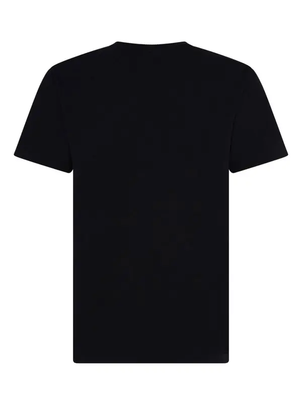 LET'S SWIM Logo-print T-shirt - Black