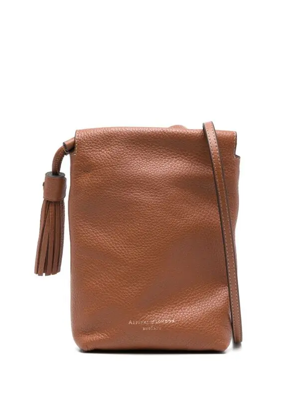 ASPINAL OF LONDON Hudson Crossbody Bag - Brown