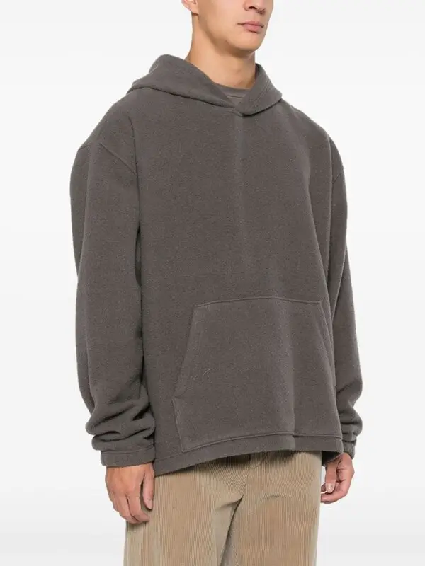 RIER Felted Hoodie - Grey