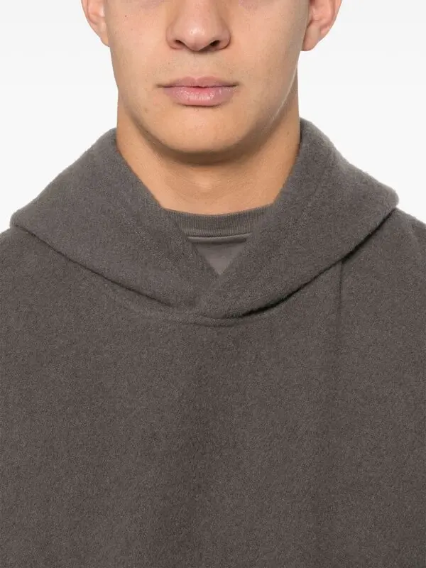 RIER Felted Hoodie - Grey