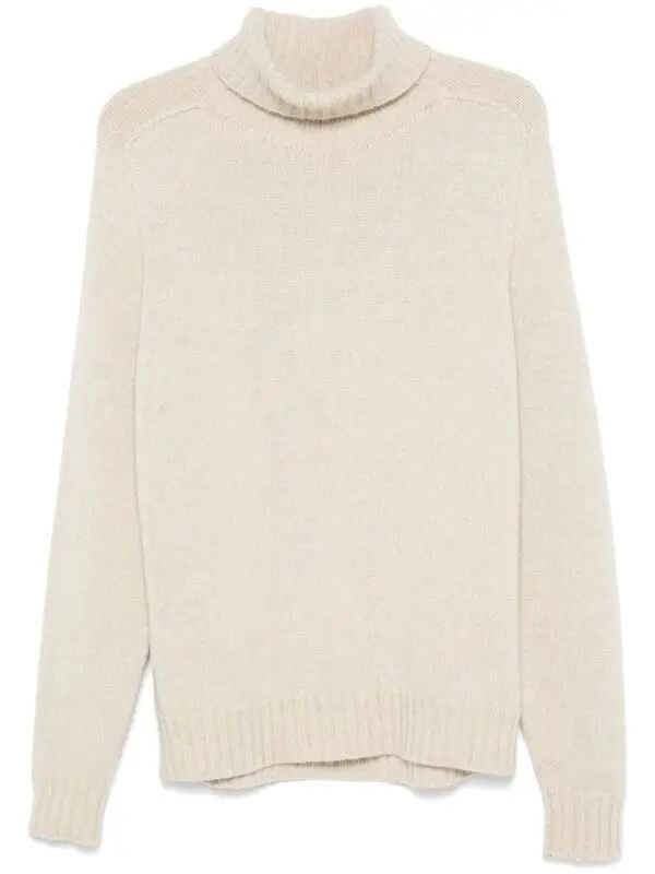 Eric Bompard Roll-neck Sweater - Neutrals