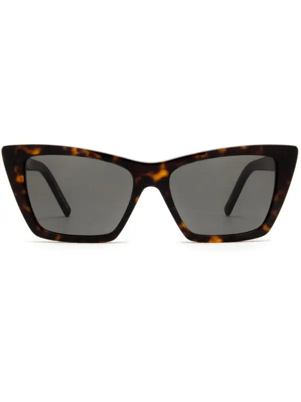 Saint Laurent Mica Cat-eye Sunglasses - Brown