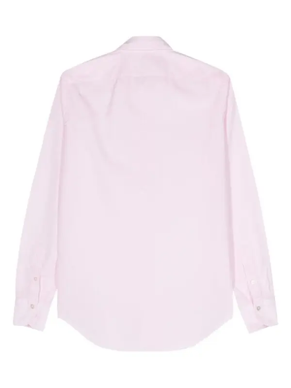 FINAMORE 1925 Poplin Cotton Shirt - Pink