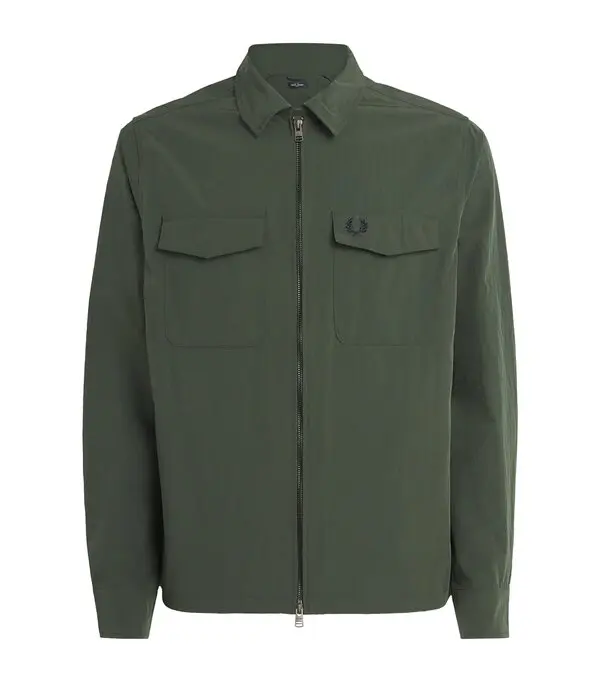Fred Perry Twin-pocket Logo Overshirt