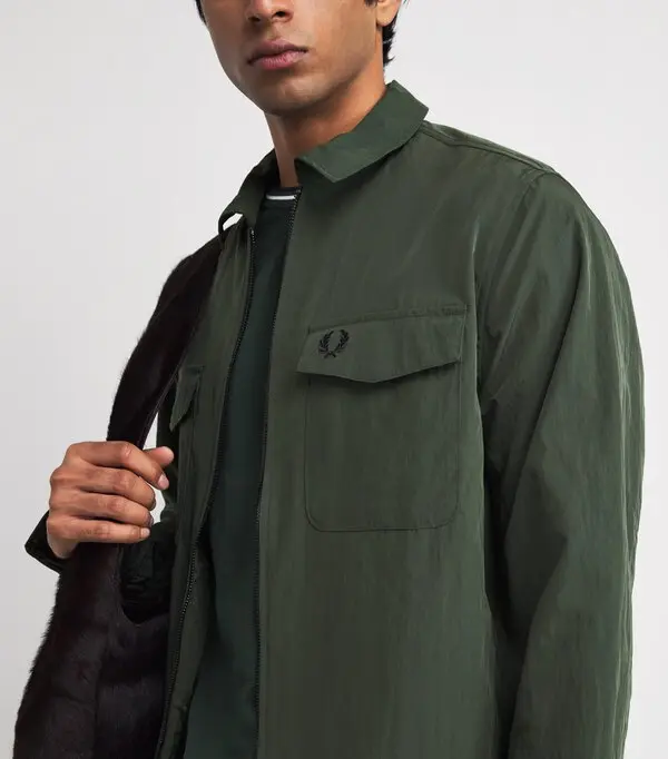 Fred Perry Twin-pocket Logo Overshirt
