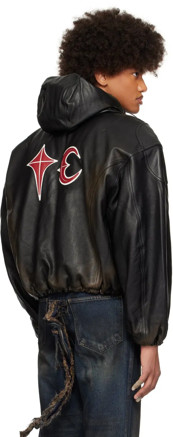 Thug Club Big Rock Leather Jacket In Black - 19% Off | Editorialist