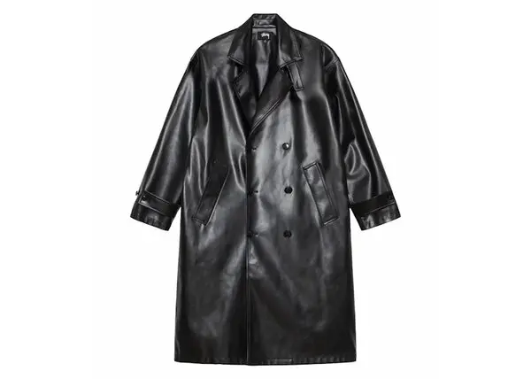 StÜssy Double Breasted Trench Coat