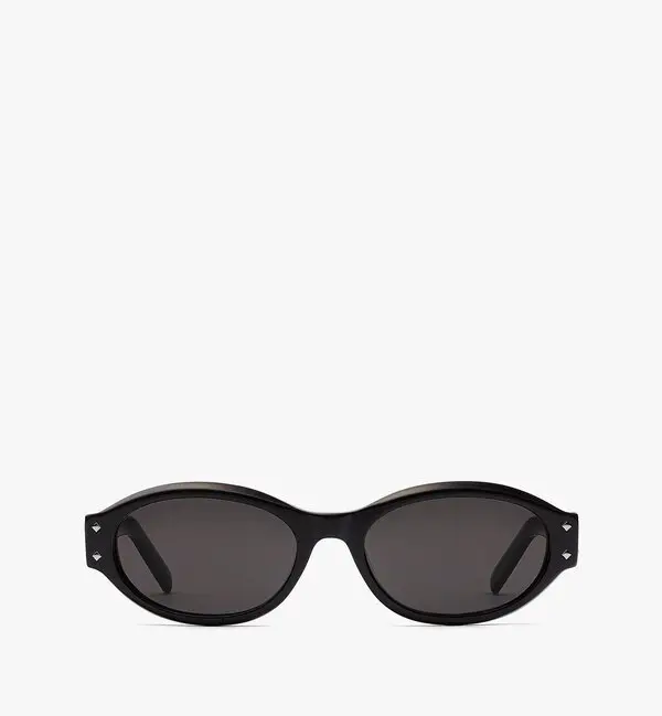 Mcm Oval Sunglasses - Black