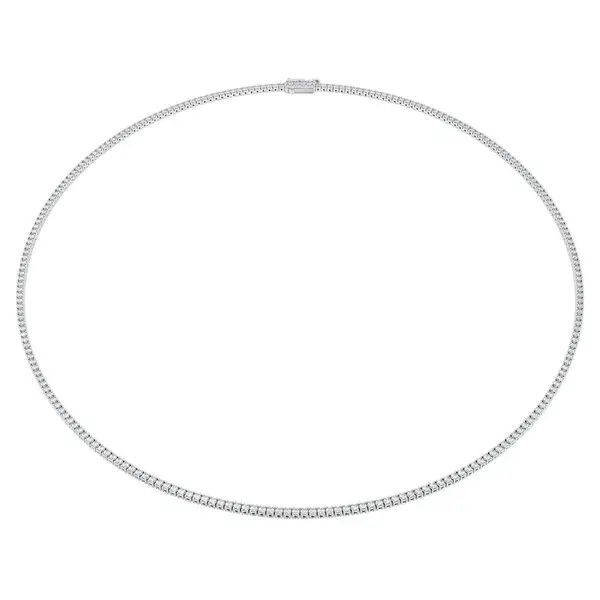 SWAROVSKI Eternity Tennis Necklace - White