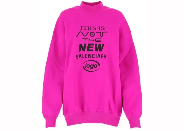 Balenciaga Logo Sweatshirt - Pink