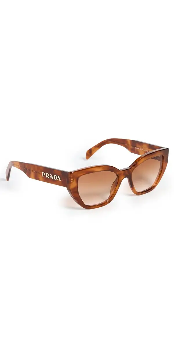 Prada 0pr A09s Sunglasses - Cognac Tortoise