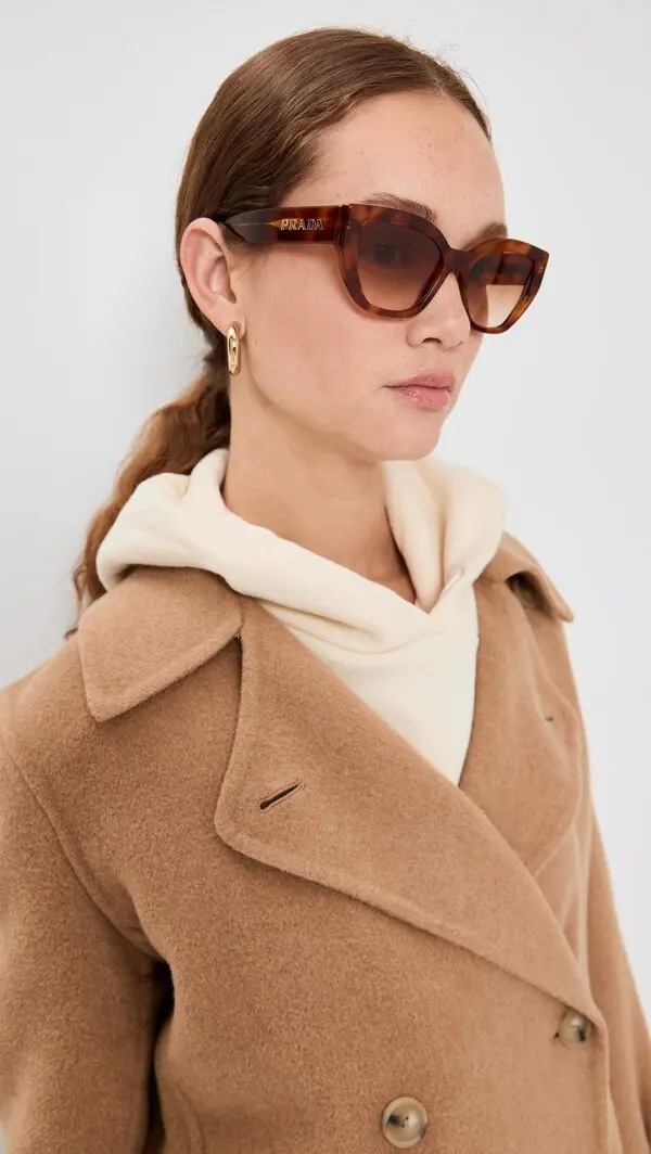 Prada 0pr A09s Sunglasses - Cognac Tortoise
