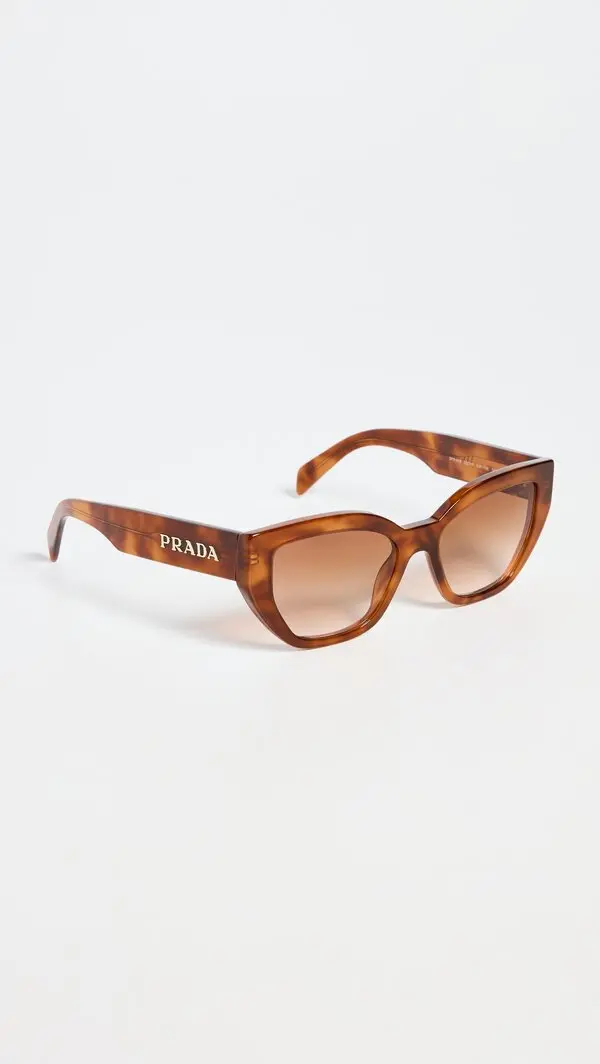 Prada 0pr A09s Sunglasses - Cognac Tortoise