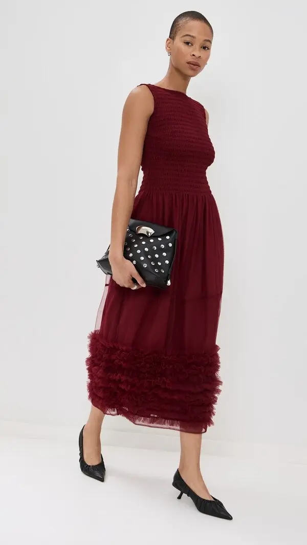 molly goddard red dress Molly Goddard Has Created A Partywear Capsule Collection For Browns |  British Vogue