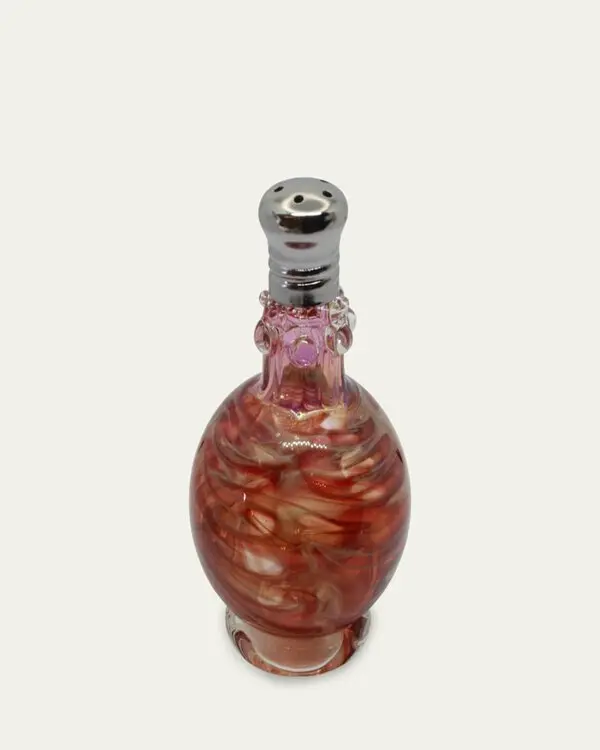 GLASS ACT Festival Cloud Salt And Pepper Shakers - Red