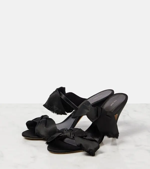 THE ROW Vika Satin Sandals