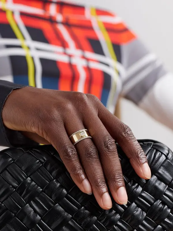 Mateo Edge Cigar 14-karat Diamond Ring