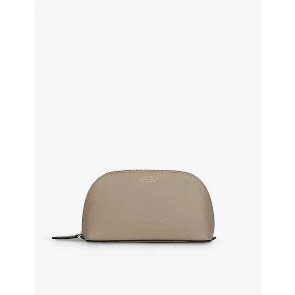 Smythson Panama Leather Cosmetic Case