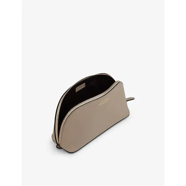Smythson Panama Leather Cosmetic Case