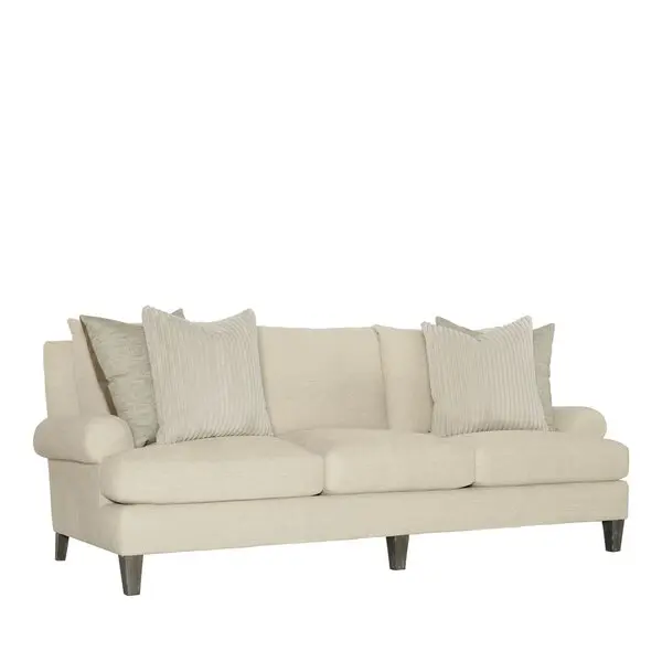 BERNHARDT Isabella Cream Fabric Sofa
