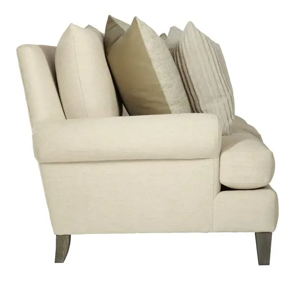 BERNHARDT Isabella Cream Fabric Sofa