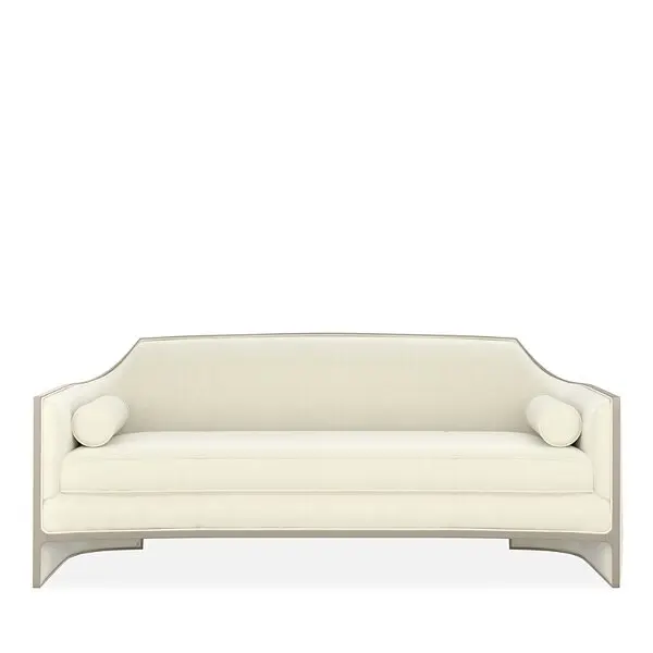 CARACOLE The Cat's Meow Sofa - Soft Silver Paint/pearl