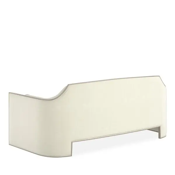 CARACOLE The Cat's Meow Sofa - Soft Silver Paint/pearl