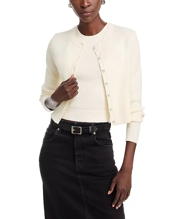 TOCCIN Zoe Classic Cropped Cardigan