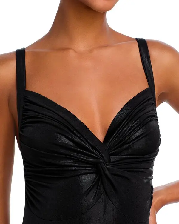 Norma Kamali Twist One Piece Swimsuit