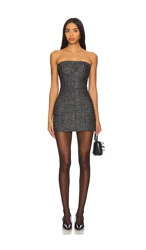More To Come Bobbi Mini Dress Black Editorialist