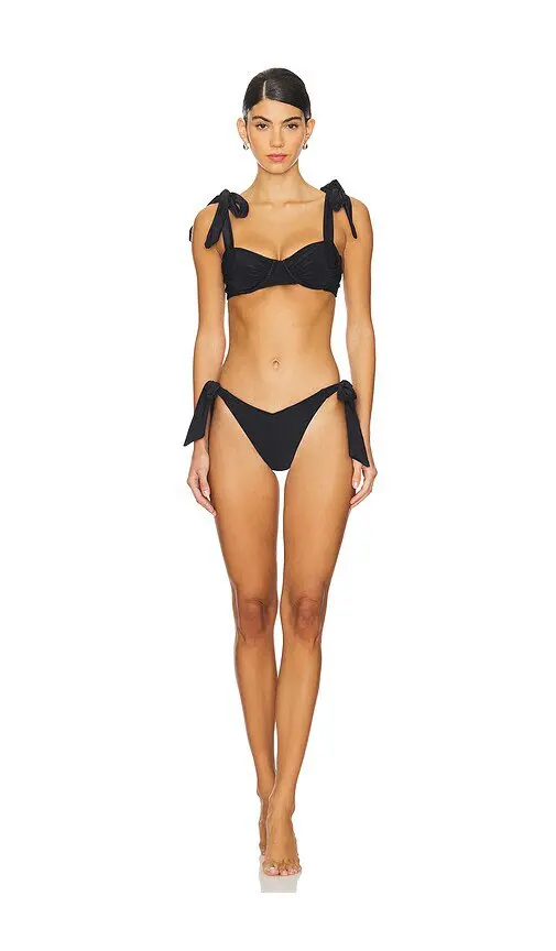 Beach Riot Delilah Bikini Top - Black