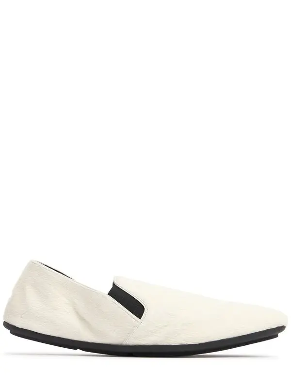THE ROW - THE ROW 10mm Vincit Pony Hair Loafers