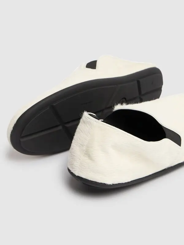 THE ROW - THE ROW 10mm Vincit Pony Hair Loafers