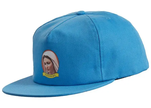 Supreme Mary 5-panel Cap - Light Blue