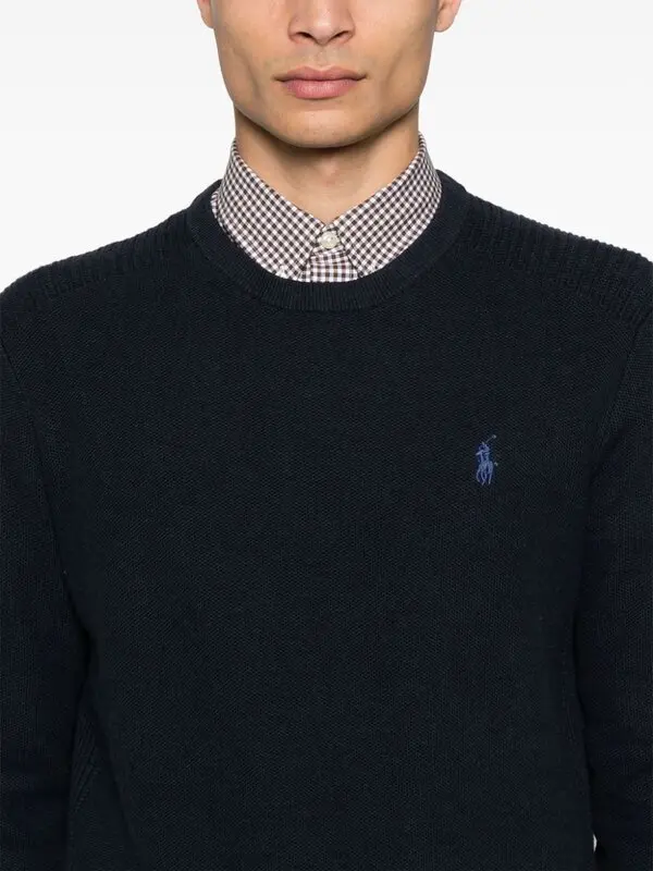 Polo Ralph Lauren Pony-embroidered Sweater - Blue
