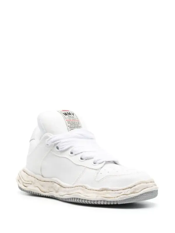 Mihara Yasuhiro Wayne Puffer Og Sole Sneakers - White