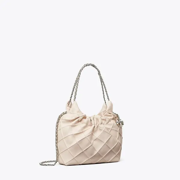 Tory Burch Mini Fleming Soft Hobo Bag - Soft Pink