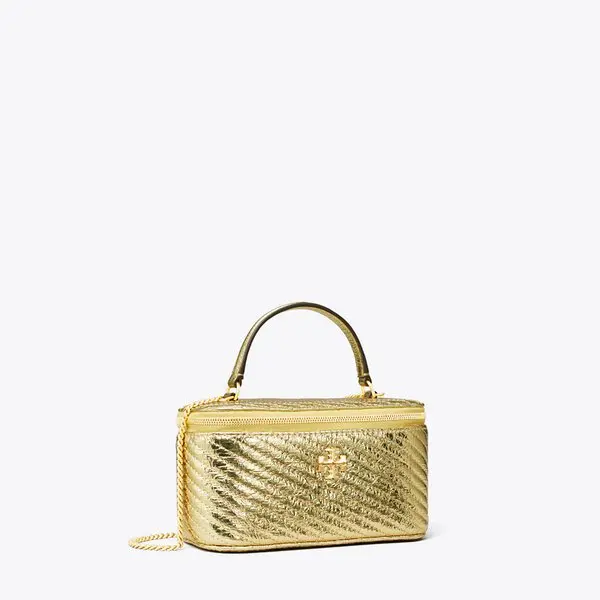 Kira Moto Quilt Metallic Vanity Case